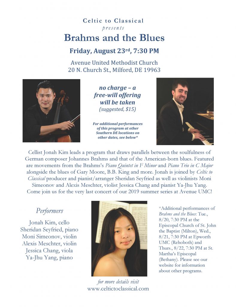 2019 Celtic to Classical Avenue UMC Flyer - Avenue United Methodist ...